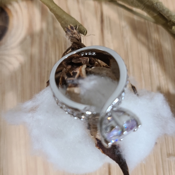 Jewelry | Newabsolutely Stunning 4ct Round Cz Ring In 925 Sterling Silver | Poshmark